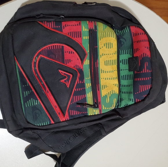 Quiksilver | Bags | Quicksilver Backpack Reggae Multiple Compartment ...